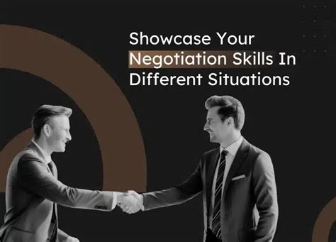How To Demonstrate Negotiation Skills Core Skills Business