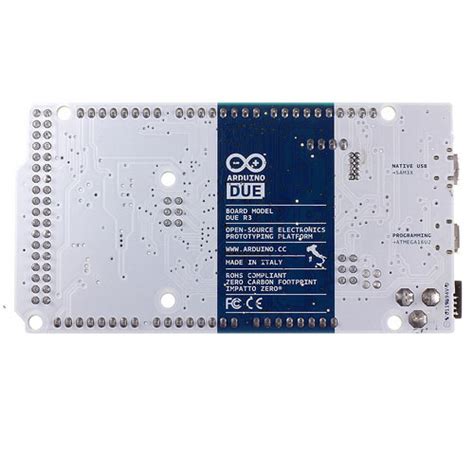 Arduino Due R3 At91sam3x8e Arm Cortex M3 Cpu 84mhz 96 Kbytes Sram