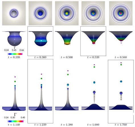 Spatio Temporal Evolution Of The Dynamics Of The Interface And Of The Download Scientific