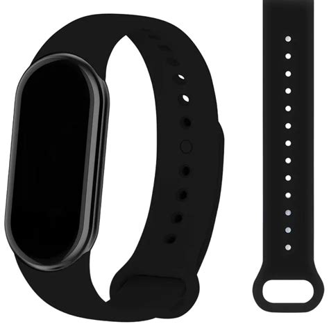 Купить Ремешок для Mi Band 8 черный в кредит в Алматы – Kaspi Магазин