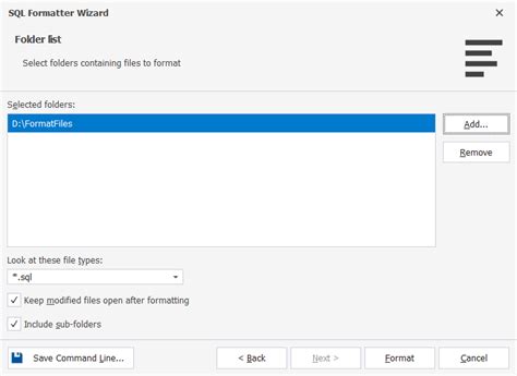 format files and folders