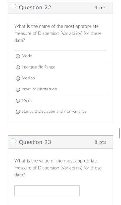 Solved Data Set For Problems 20 24 The Following Data Chegg Com