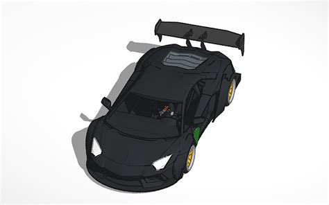 3d Design Formula Drift Lamborghini Aventador Tinkercad