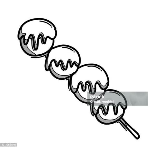 미트볼 스틱 낙서 벡터 아이콘 그리기 스케치 일러스트레이션 손 그린 선 Eps10 가루로 빻은에 대한 스톡 벡터 아트 및 기타 이미지 가루로 빻은 고기 굽기 Istock