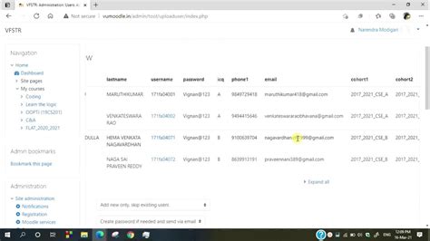 Upload Bulk Users Into Moodle Youtube
