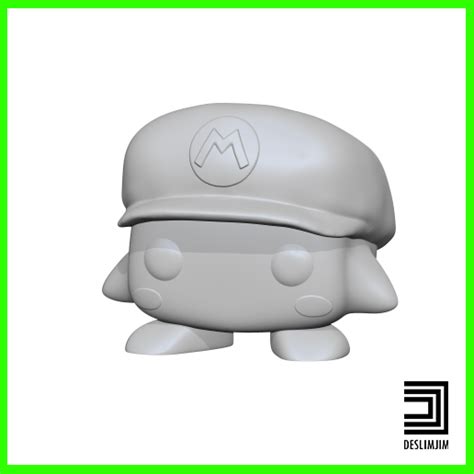 3d File Kit Bundle 6 Kirby Model Nintendo Funko Pop Version 🦸‍♂️ ・template To Download And 3d