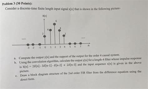 Solved Problem 3 30 Points Consider A Discrete Time