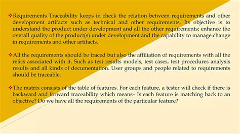 Why Rtm Requirement Traceability Matrix Is Important In Testing Pptx