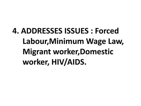 International Labour Organization Ppt