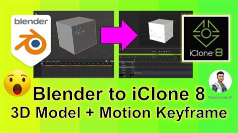 Blender 3d Model To Iclone 8 With Motion Animation Keyframe Tutorial