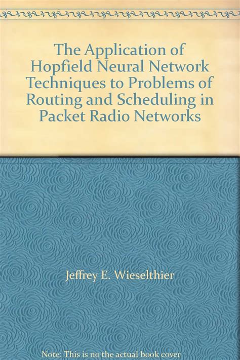 Jp The Application Of Hopfield Neural Network Techniques To