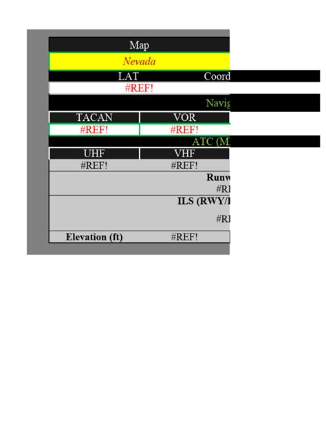 Dcs Table Of Frequencies All Maps V12 Pdf Very High Frequency