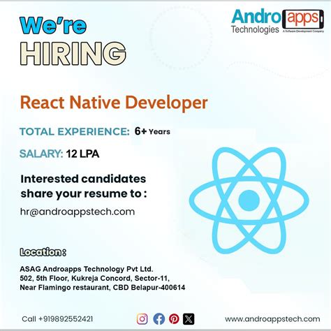 asag androapps technology pvt ltd on linkedin androapps hiring reactnative