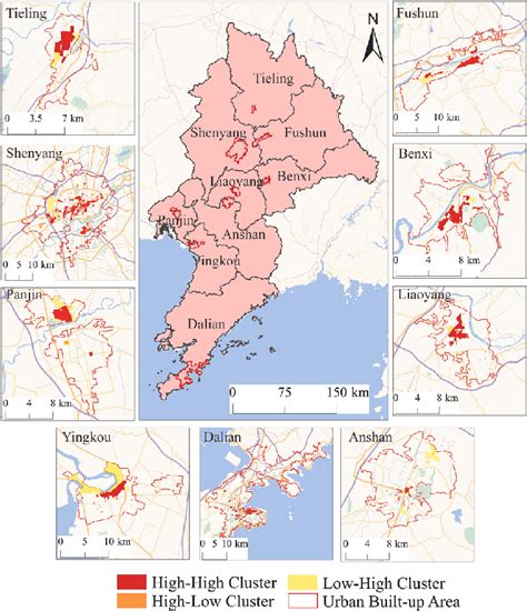 Distribution Of Spatial Aggregation Of Urban Flooding Under A 100 Year