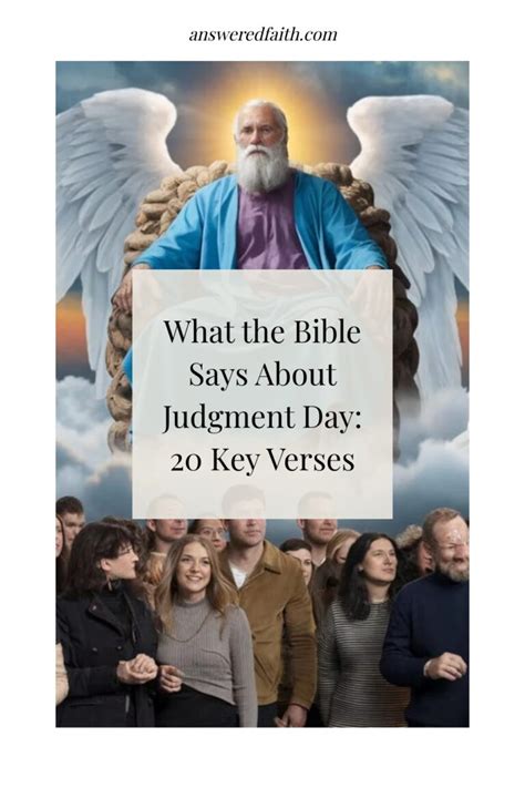 What The Bible Says About Judgment Day 20 Key Verses
