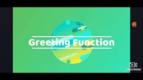4 Greeting Function Build Your Own Jarvis Ai Using Python Youtube