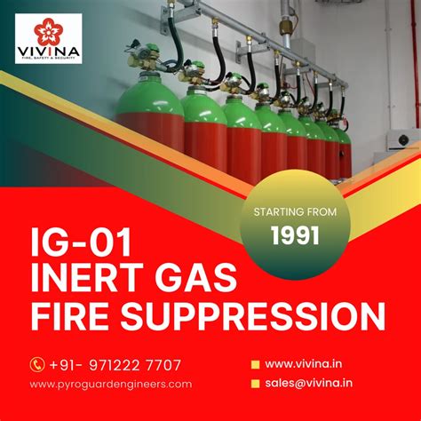 Inert Gas Fire Suppression System At Best Price In New Delhi By Vivina