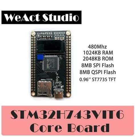Stm32h743vit6 Camera Dev Board Stm32 Board Flash 2m Ram 1m 1 399 грн