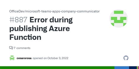 Error During Publishing Azure Function · Issue 887 · Officedevmicrosoft Teams Apps Company