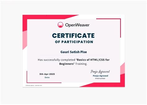 Gauri Pise On Linkedin Training Html Css