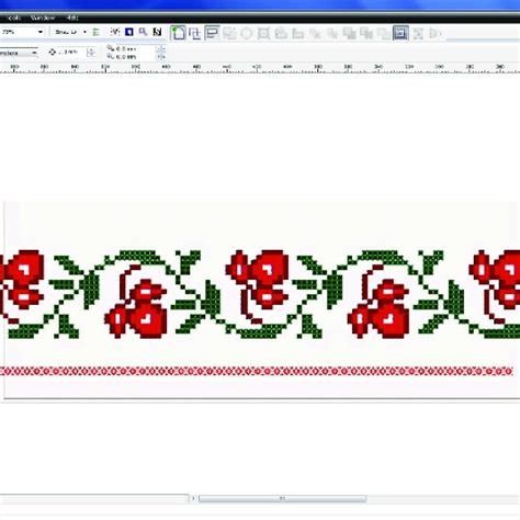 Processing The Pattern In Coreldraw Download Scientific Diagram