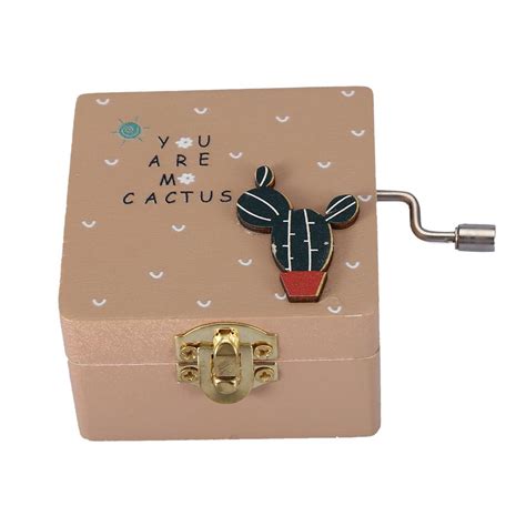 Music Box Cute Cartoon Wooden Carved Mini Music Bo Vicedeal