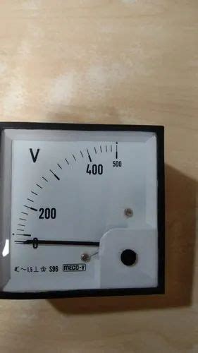 Single Phase Analog Plastic Micro Voltmeter 15amp Voltage 220v At Rs