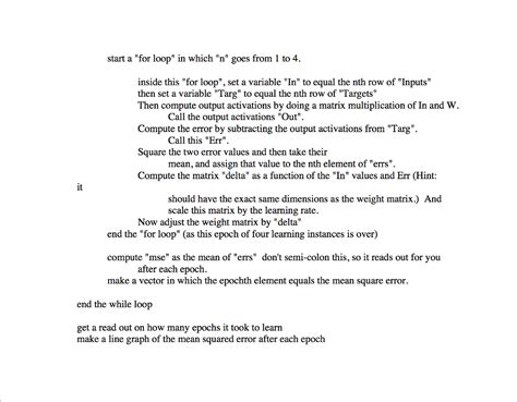 Matlab Assignment 12 Make A Simple Classifier Neural