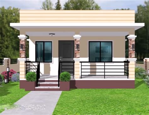 6 X 9 5 Meters Small House 3 Bedrooms ~