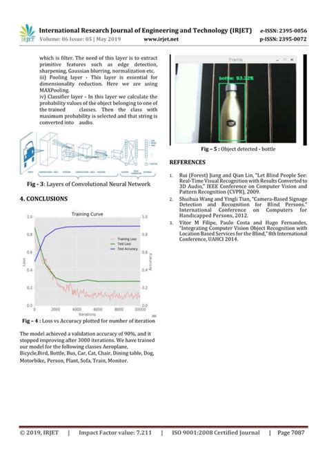Irjet Object Detection And Recognition For Blind Assistance Pdf