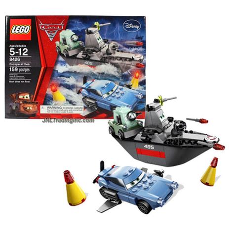 Year 2011 Lego Disney Pixar Cars 2 Movie Set 8426 Escape At Sea Wit