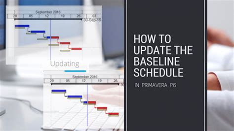 How To Update The Baseline Schedule In Primavera P6 Project Control