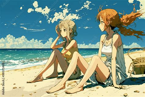 Anime Summer Beach