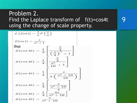 Properties Of Laplace Transform Pptx Physics Science