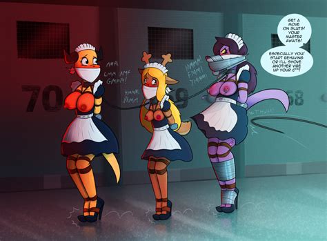 Rule 34 Anthro Blush Bodily Fluids Bondage Bound Breasts Clothing Collar Deer Deltarune