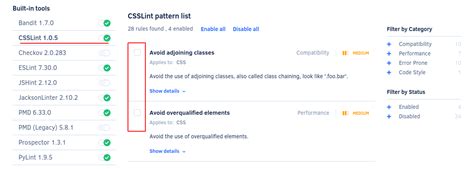 Configuring Code Patterns Codacy Docs