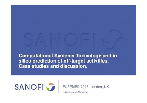 pdf computational systems toxicology and in silico prediction