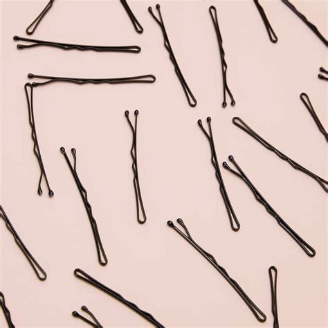 Bobby Pins 45pc Black Kitsch