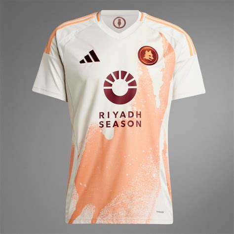 Adidas As Roma 2425 Away Jersey Grey Adidas Uae
