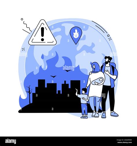 Forced Migration Abstract Concept Vector Illustration Stock Vector Image And Art Alamy