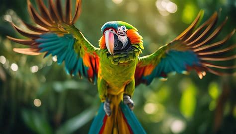 Rare And Vibrant Military Macaws Discover Their Fascinating World