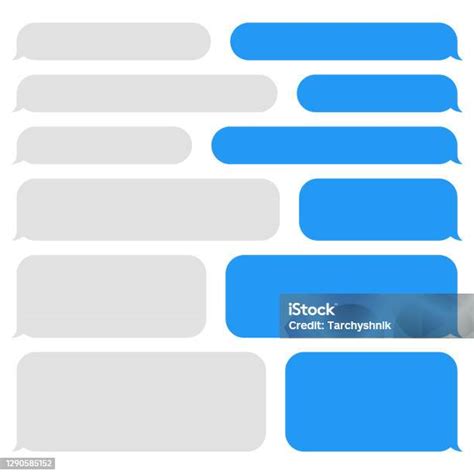 빈 벡터 메시지 거품입니다 채팅 또는 메신저 음성 거품 Sms 텍스트 프레임입니다 짧은 메시지 전송 Brand Name Online Messaging Platform에 대한