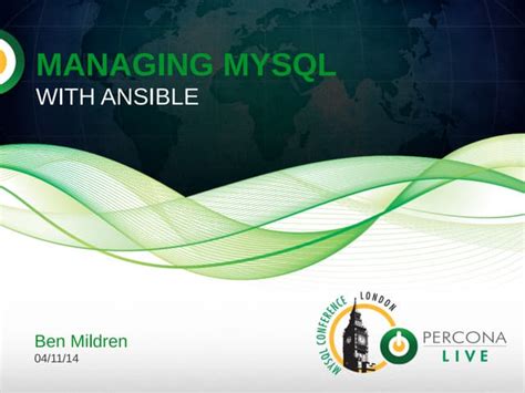Managing Mysql With Ansible Ppt