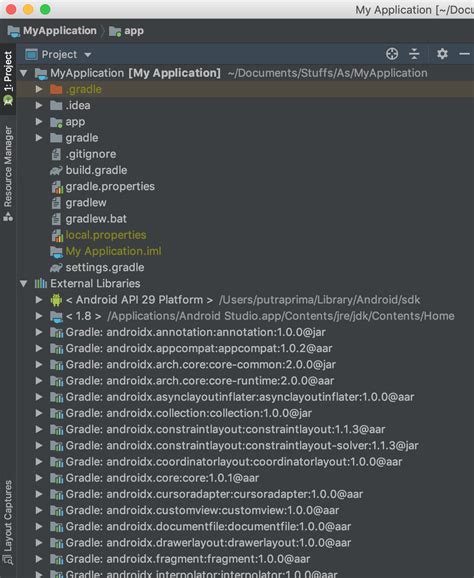 Struktur Folder Project Modul Pemrograman Mobile