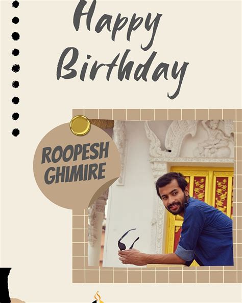Happy Birthday Rupesh Candlelights Entertainment Facebook