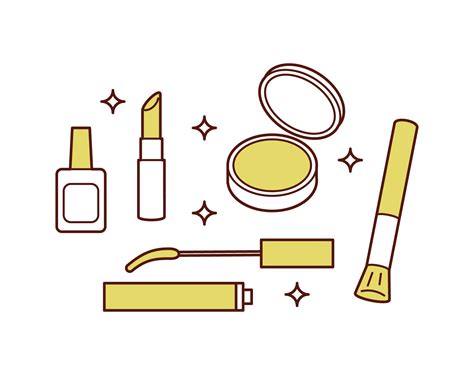 코스메틱 일러스트레이션 무료 일러스트 소재집 Kukukeke