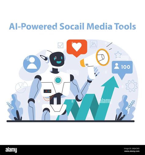 Ai Powered Social Media Tools Concept Revolutionizes Engagement And