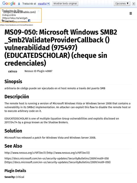 Ms09 050 Microsoft Windows Smb2 Smb2validateprovidercallback