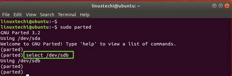How To Create Partitions With Parted Command In Linux