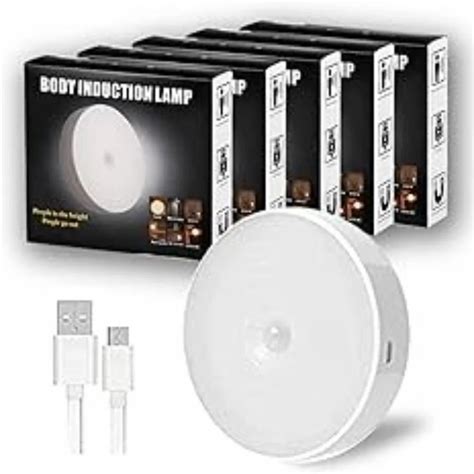 Body Sensor Light Wireless Self Adhesive Led Nightlight Rechargeable Body Sensor Wall Light At